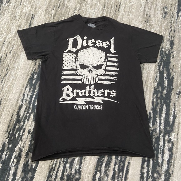 Shirts | Diesel Brothers Skull Cross Pistons Tshirt Mens Med Tv Series ...